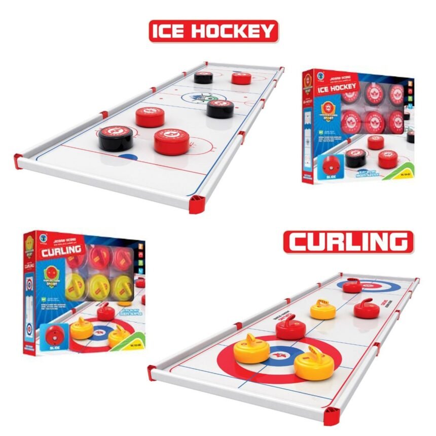 ICE HOCKEY/CURLING GAME PLAYSET – Toy Universe